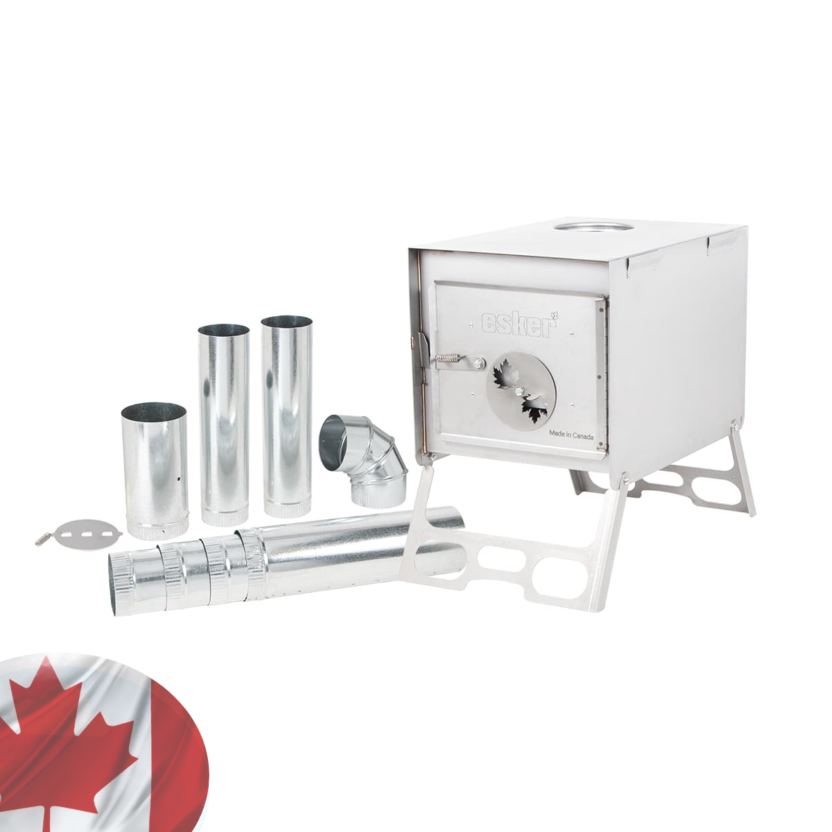 Esker Baffin Wood Stove | Canadian-Made Winter Hot Tent Stove | Esker ...